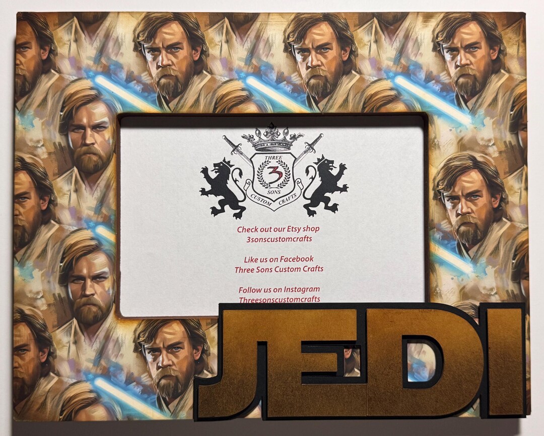 JEDI Star Wars Inspired Frame - Etsy