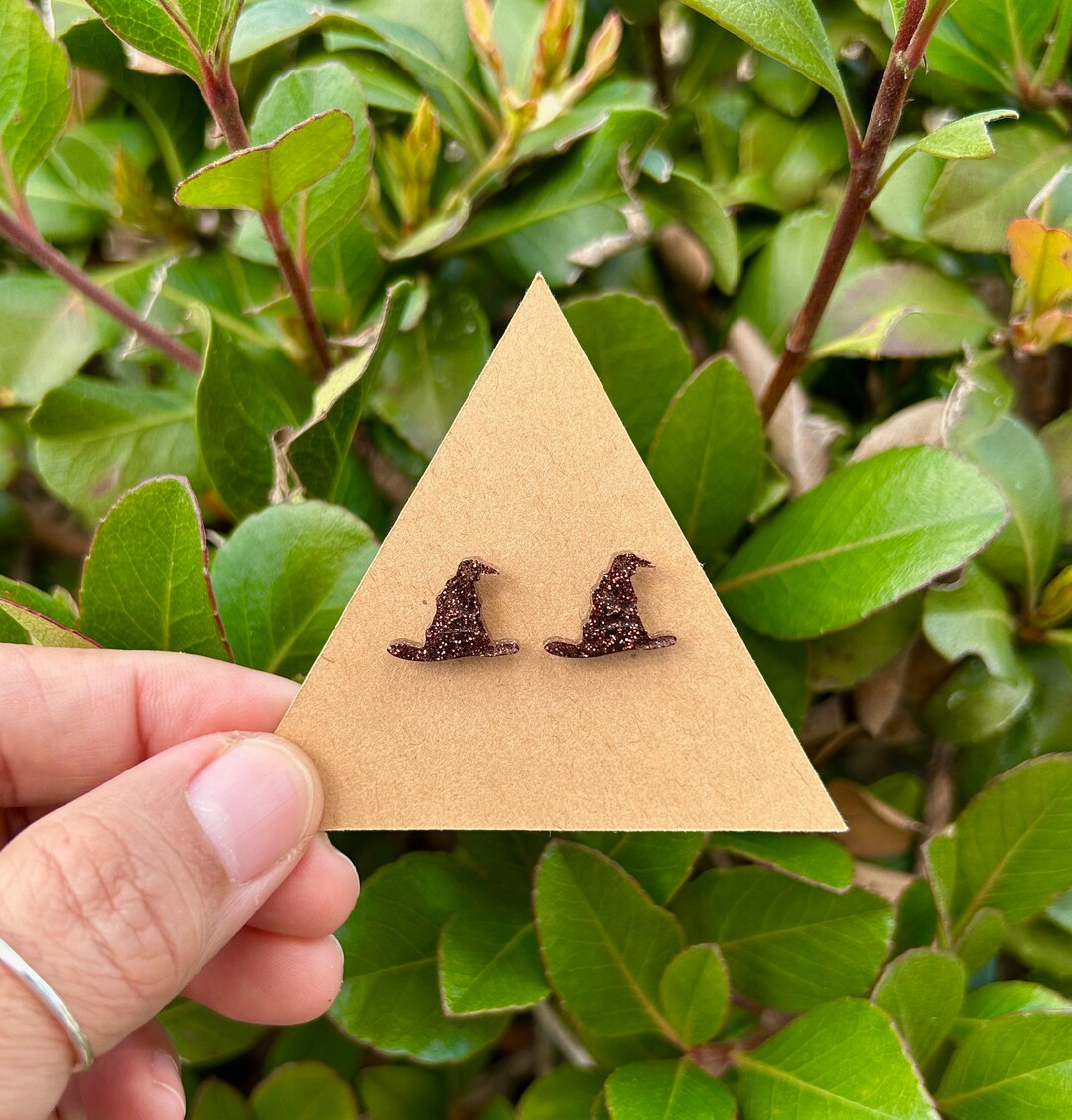Wizard Resin Earrings - Etsy