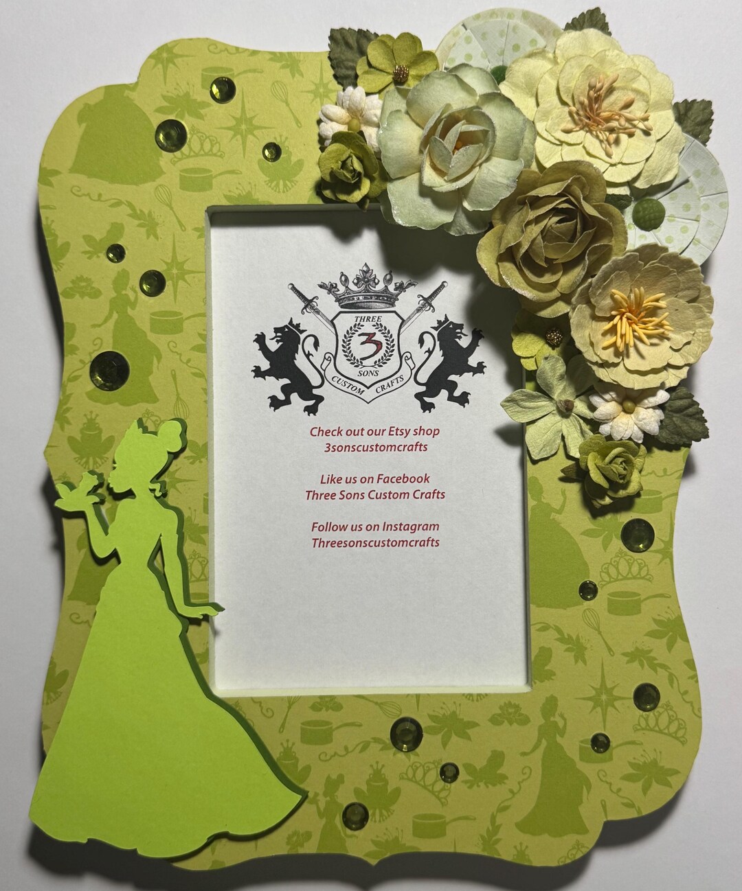 Tiana Silhouette Inspired Frame - Etsy