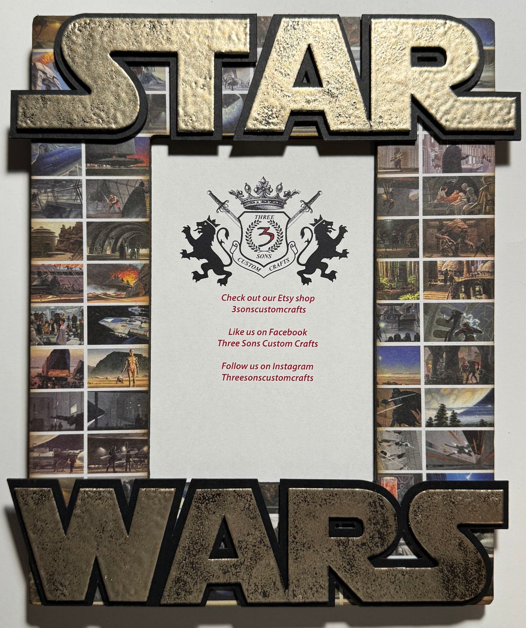 Star Wars Logo Frame - Etsy
