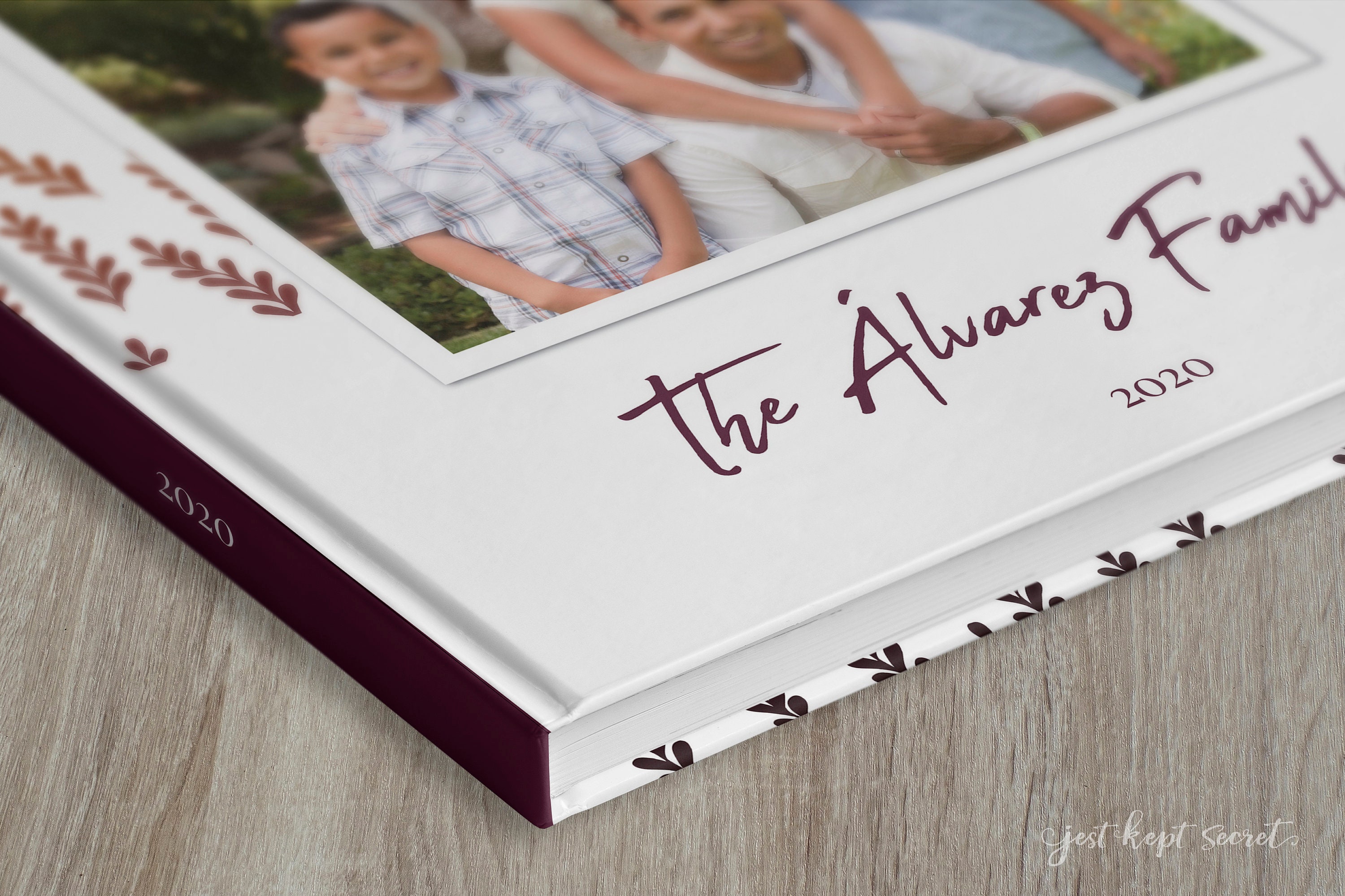 Autumn Leaves 12x12 Family Yearbook | Photobook | Album Template - Etsy