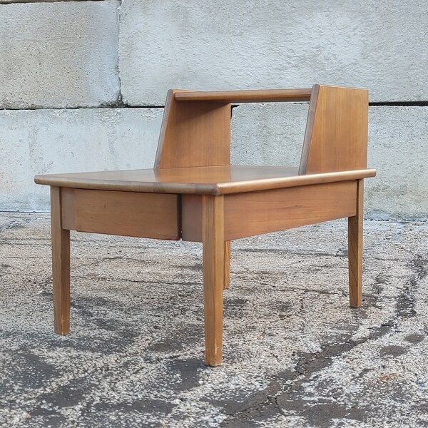 Mcm End Table Drawer - Etsy