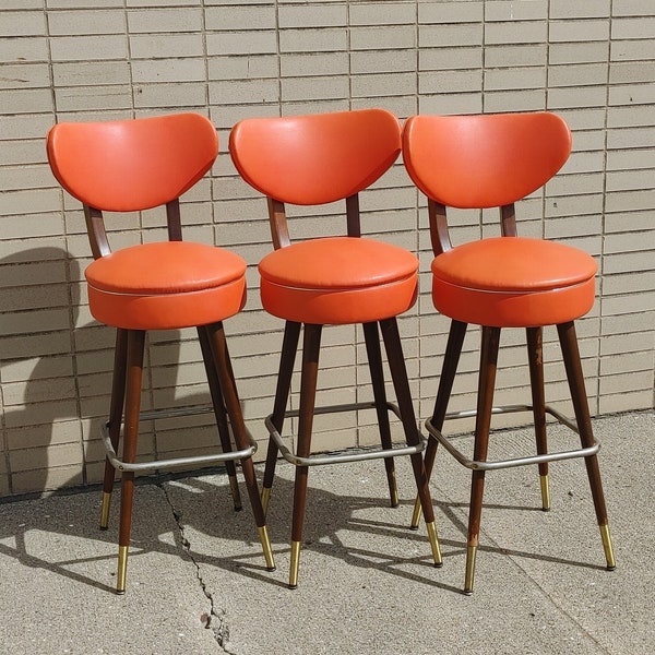 Retro Bar Stools - Etsy