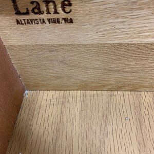 Cocktail/bar Cabinet Table by Lane - Wood Pedestal With Laminate Top ...