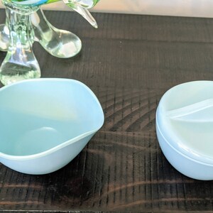 Vintage Windsor Melmac Light Blue Creamer and Sugar Set ~ Robin's Egg ...