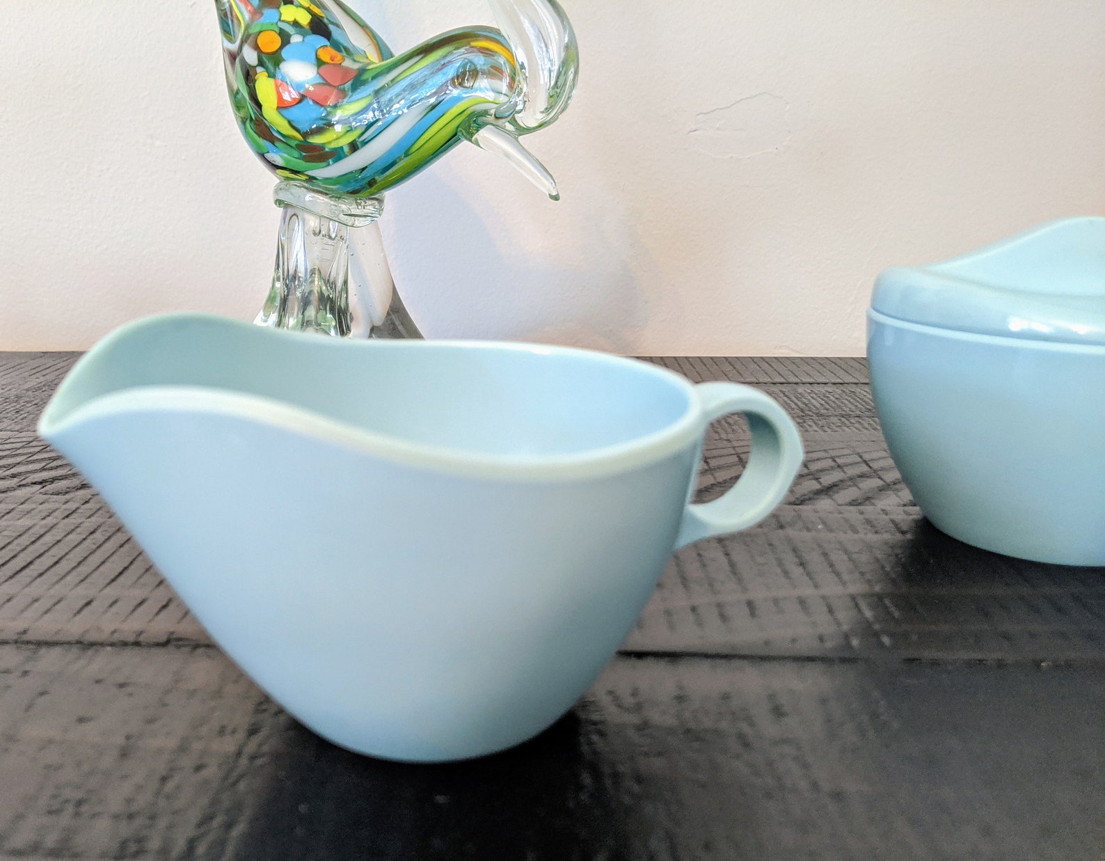Vintage Windsor Melmac Light Blue Creamer and Sugar Set | Etsy