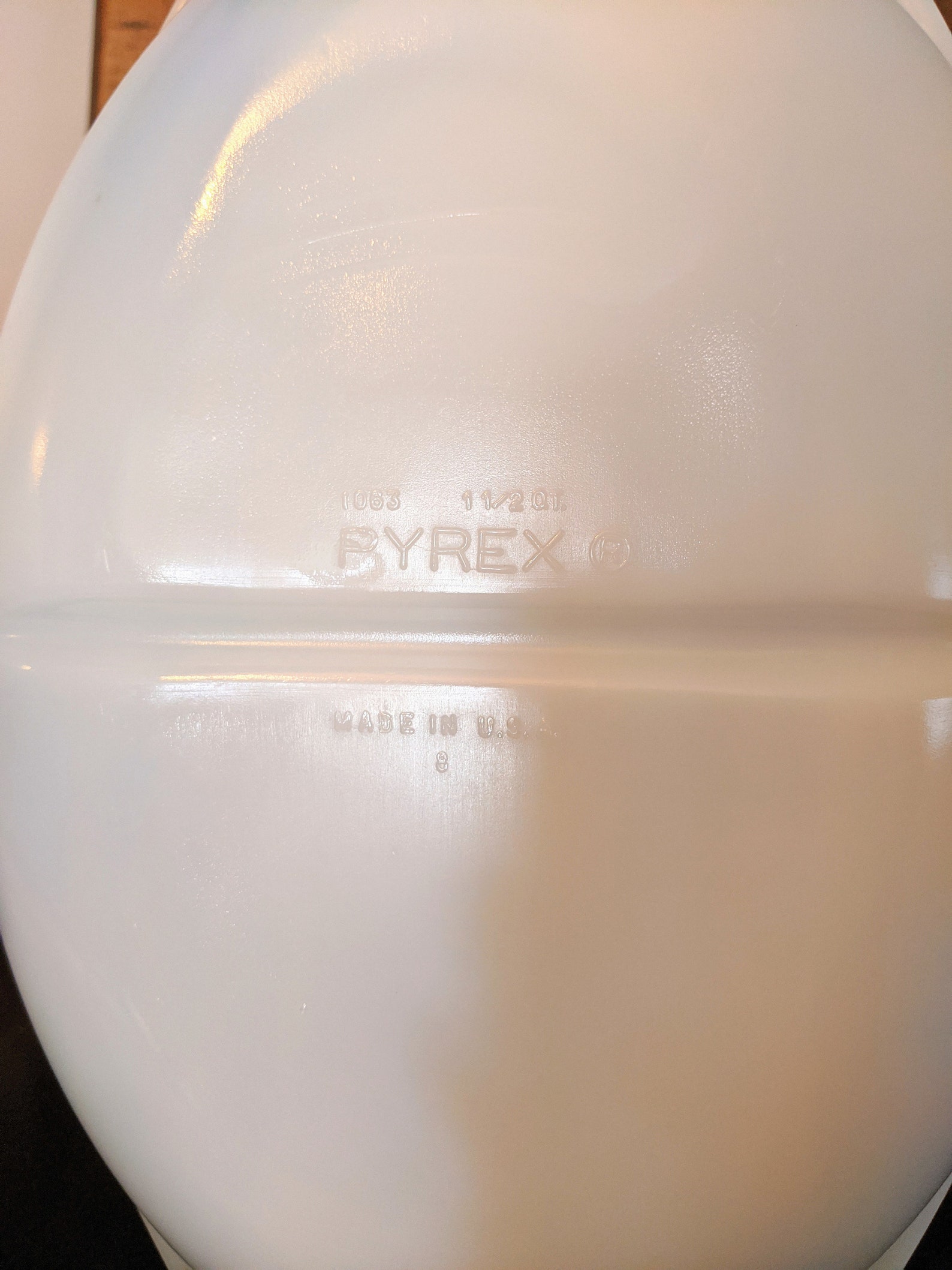 Opal White Pyrex Divided Casserole Dish 1063 | Etsy