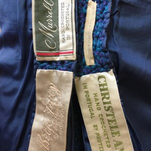 Blue Crochet Suit Christele Ann Murrell Beth Fritz Drake Hotel Skirt ...