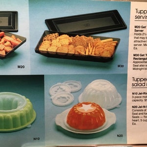 Tupperware Get Together Rectangle Server Midnight Black ~ Vintage ...