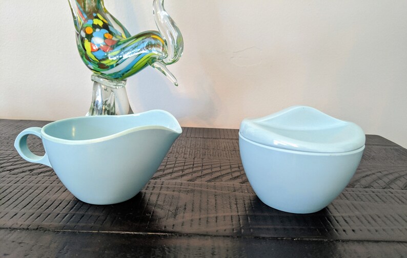 Vintage Windsor Melmac Light Blue Creamer and Sugar Set - Etsy