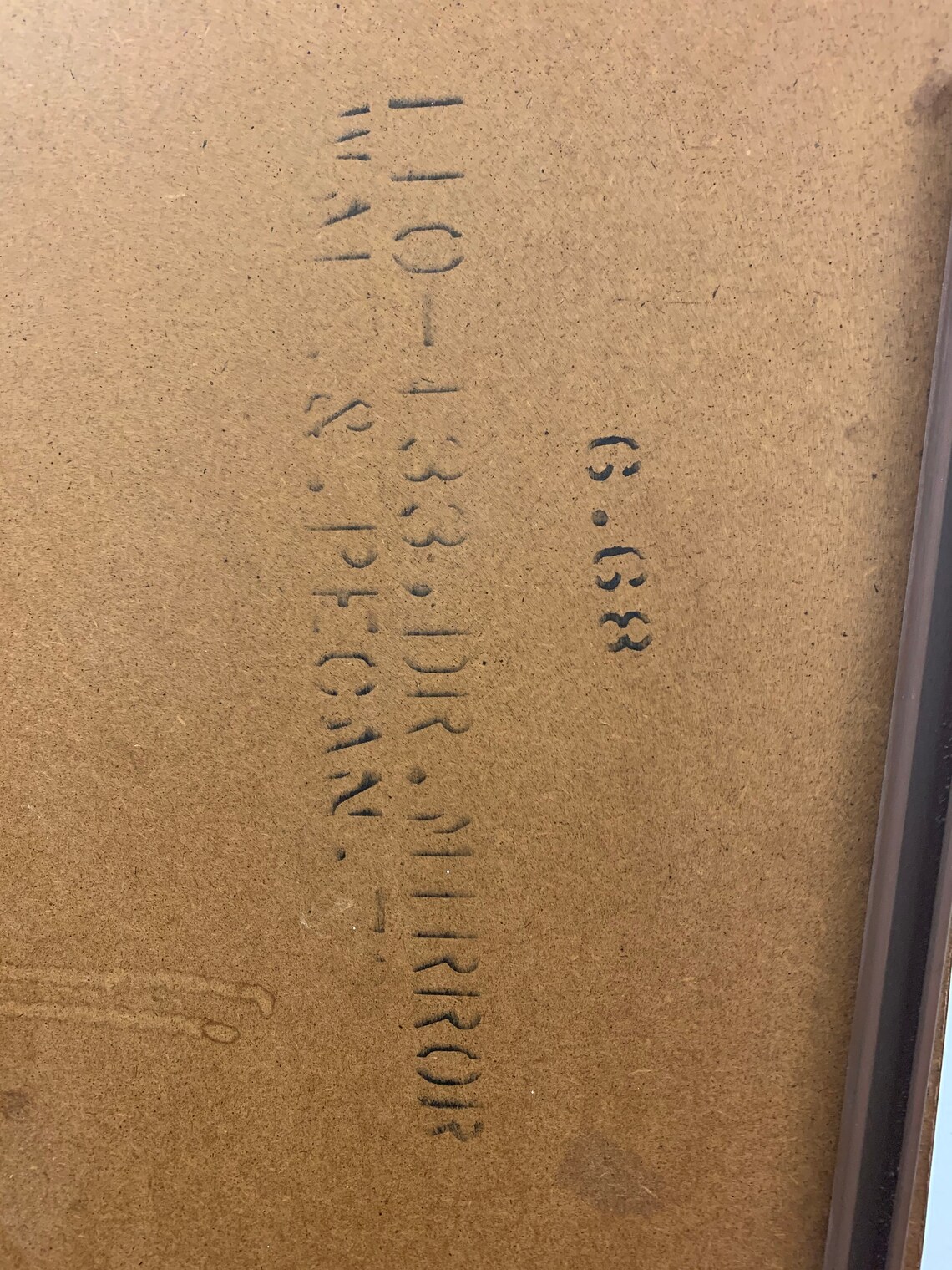 Kent Coffey Perspecta Walnut and Pecan Mirror Mid Century | Etsy