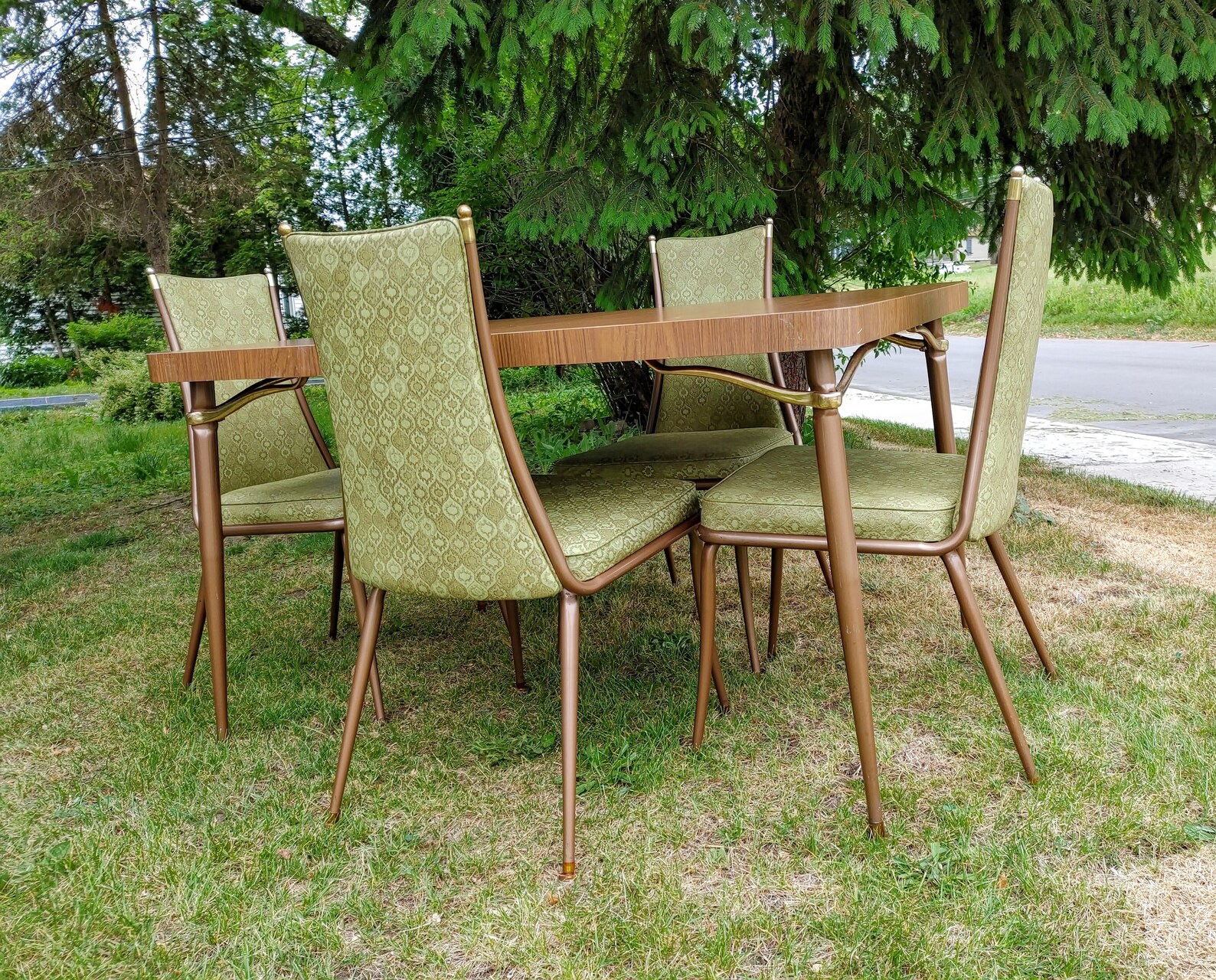 Daystrom 1966 Dinette Set Dining Table w/Leaf and 6 Chairs | Etsy