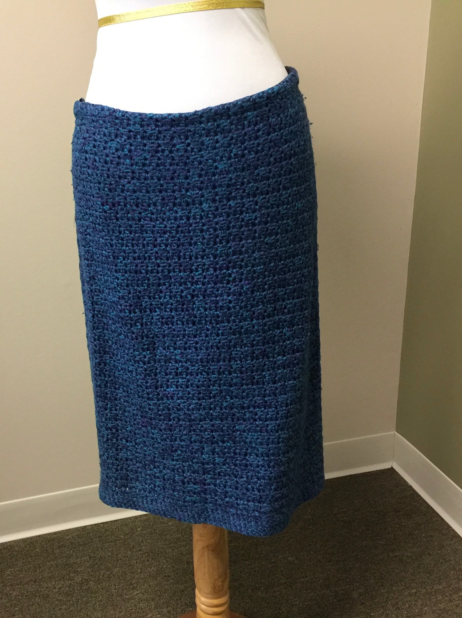 Blue Crochet Suit Christele Ann Murrell Beth Fritz Drake Hotel - Etsy