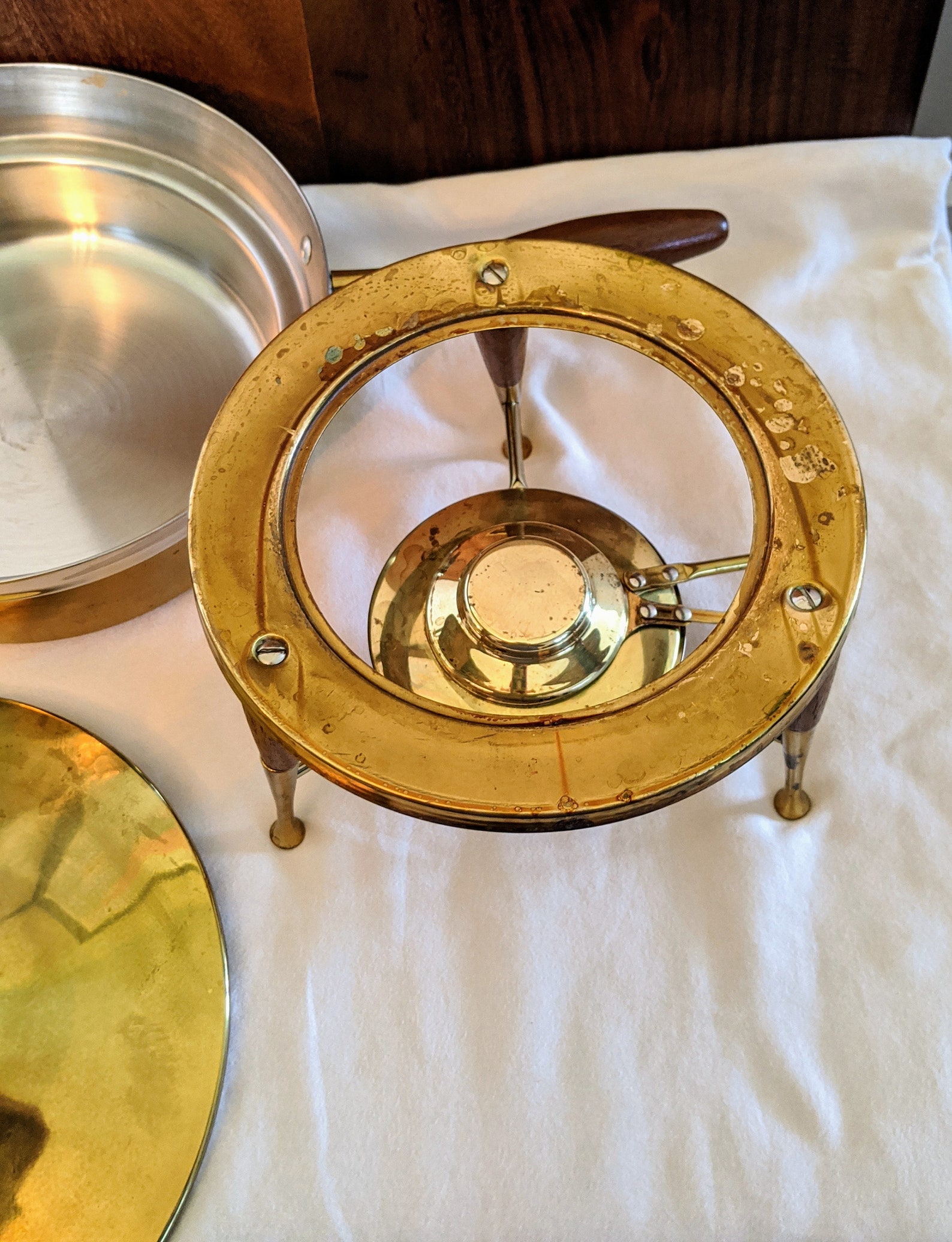 Danish Modern Chafing Dish by Ernest Sohn Stand and Sterno - Etsy