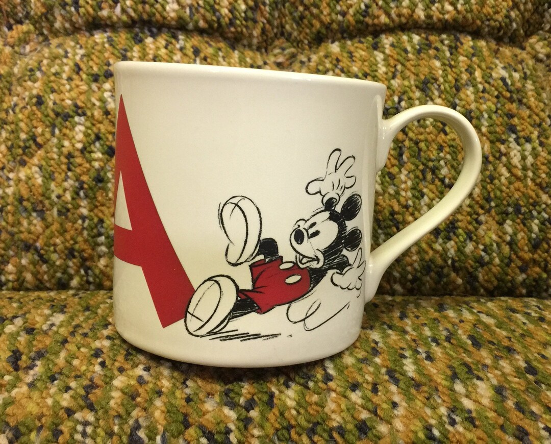 Mickey Mouse Alphabet Letter a Mug Walt Disney World Souvenir Disney ...