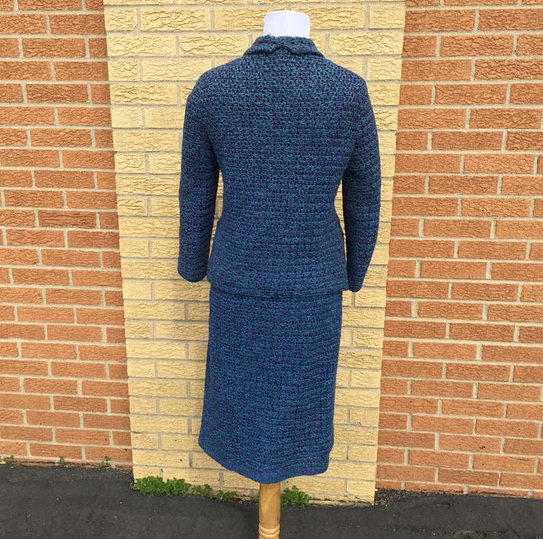 Blue Crochet Suit Christele Ann Murrell Beth Fritz Drake Hotel Skirt ...