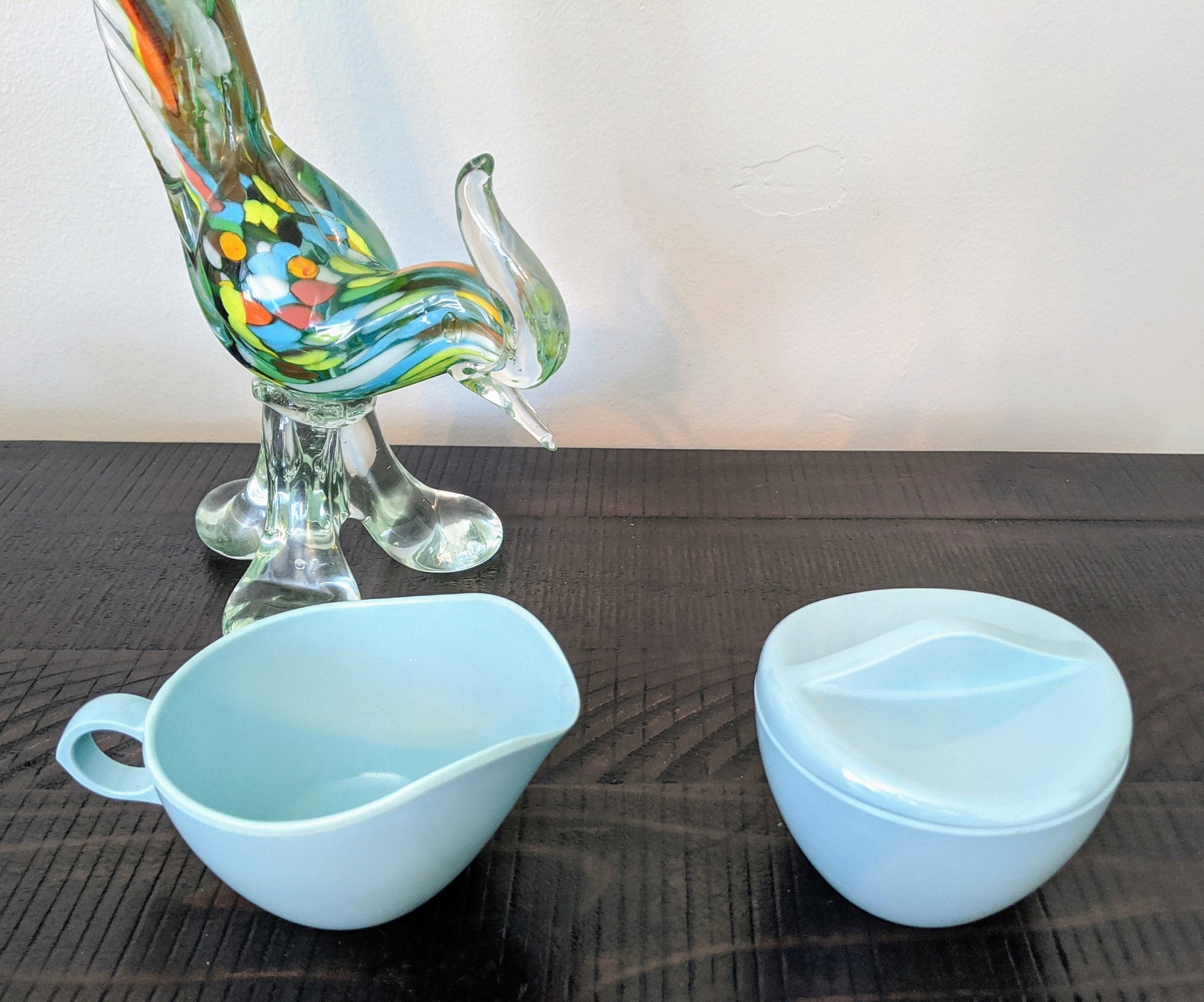 Vintage Windsor Melmac Light Blue Creamer and Sugar Set | Etsy