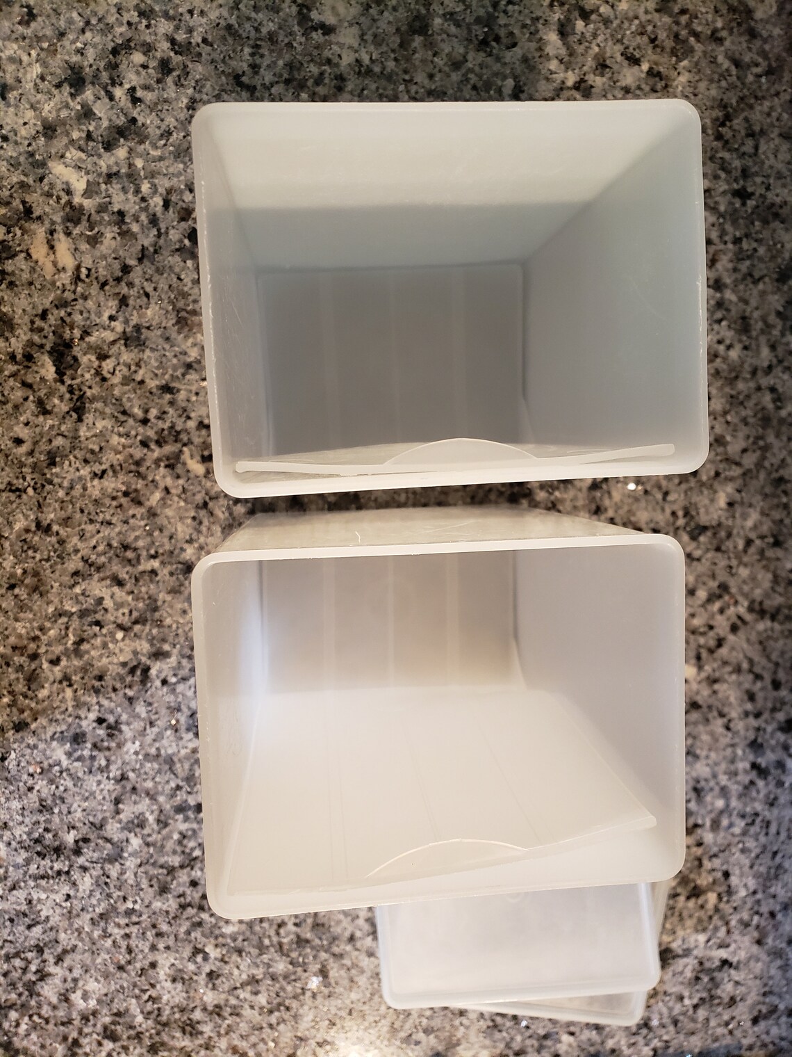 Pair Of Tupperware Ice Cream Keepers 3 Piece Set Half Gallon | Etsy