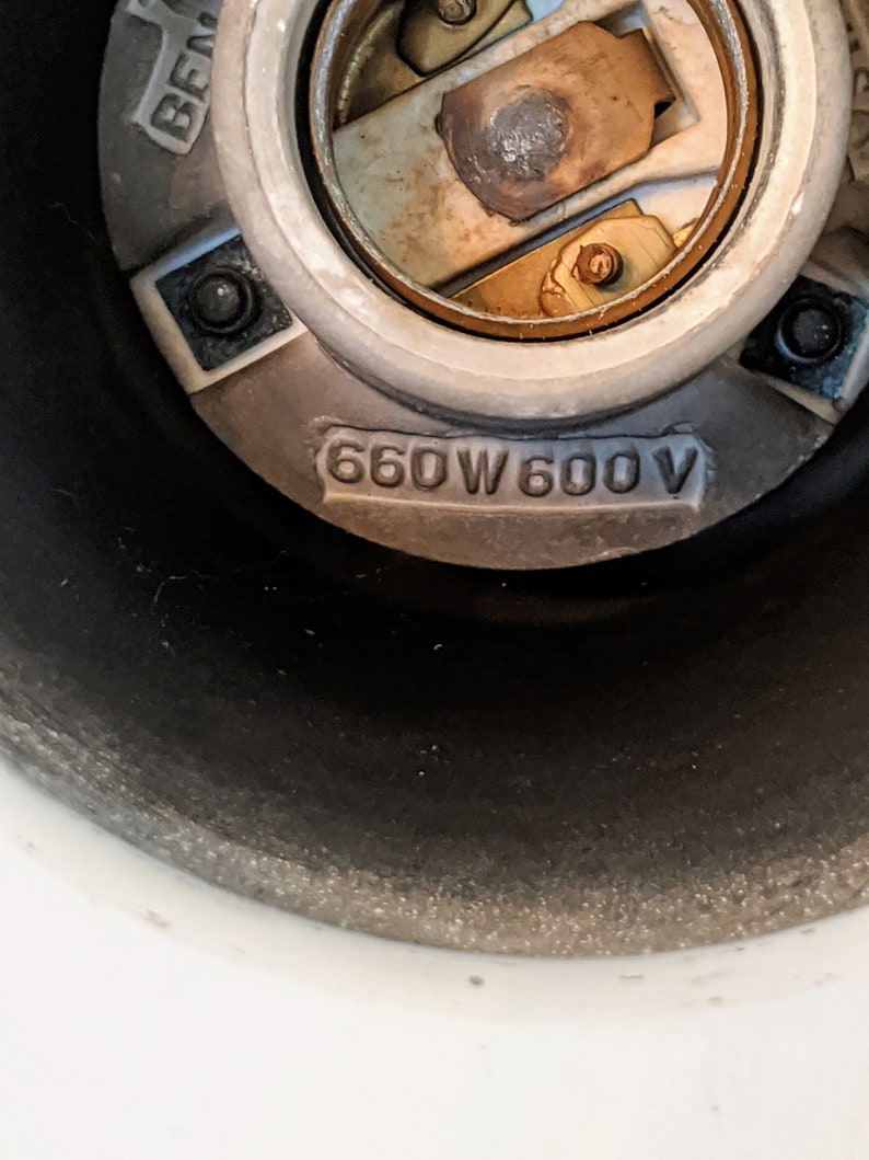 14 Vintage Industrial Benjamin Light Fixture White - Etsy