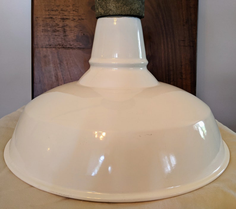 14 Vintage Industrial Benjamin Light Fixture White - Etsy