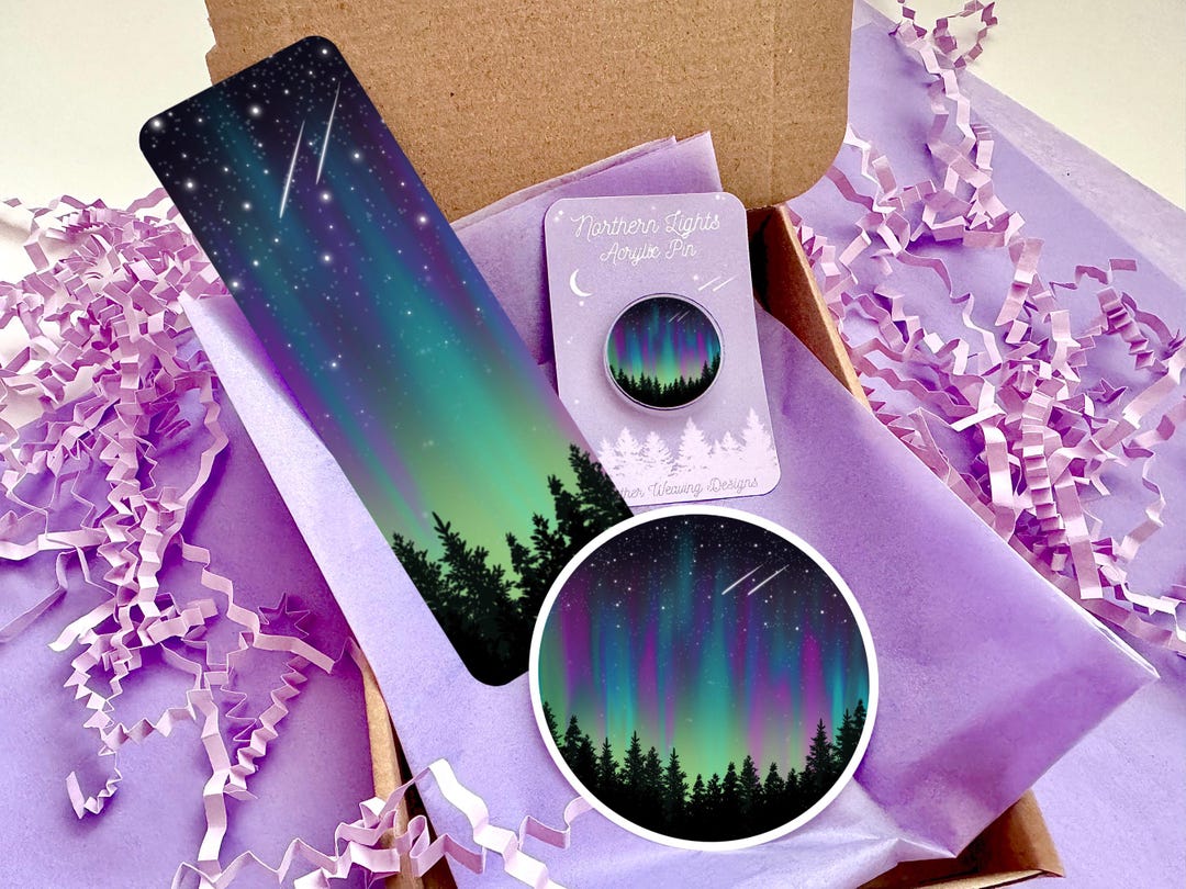 Northern Lights Gift Set Bundle, Letter Box Gifts, Book Lover Gifts ...