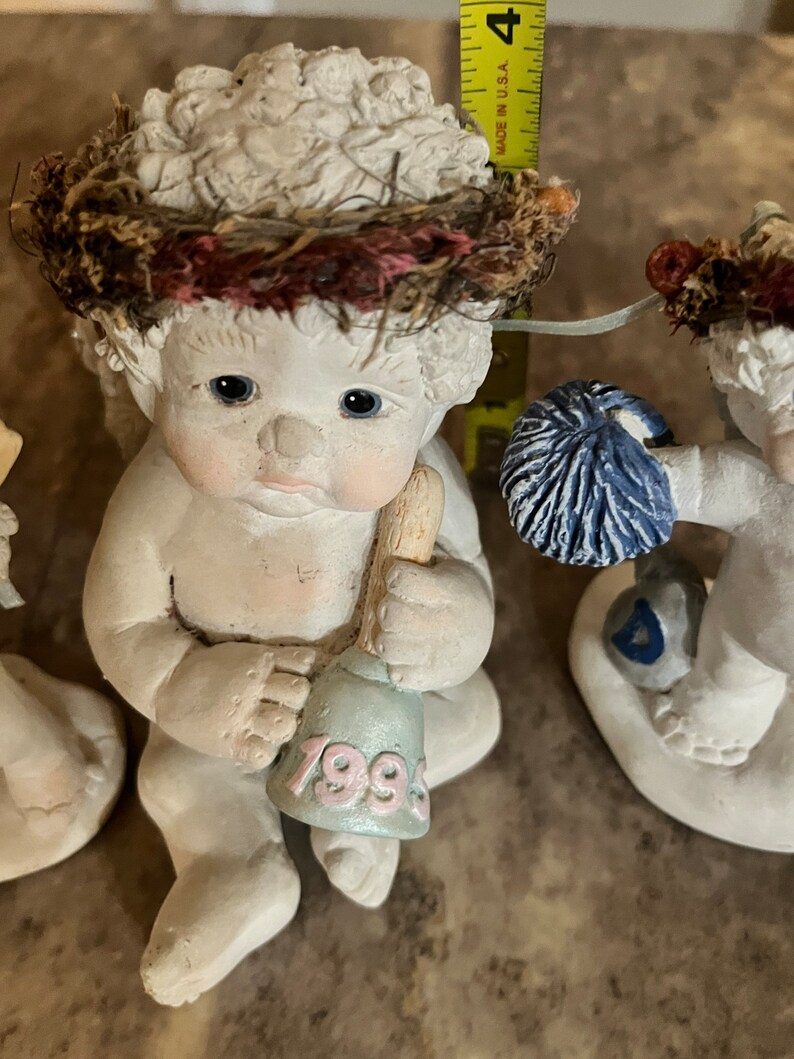1990s Dreamsicle Cherubs Set of 3 - Etsy