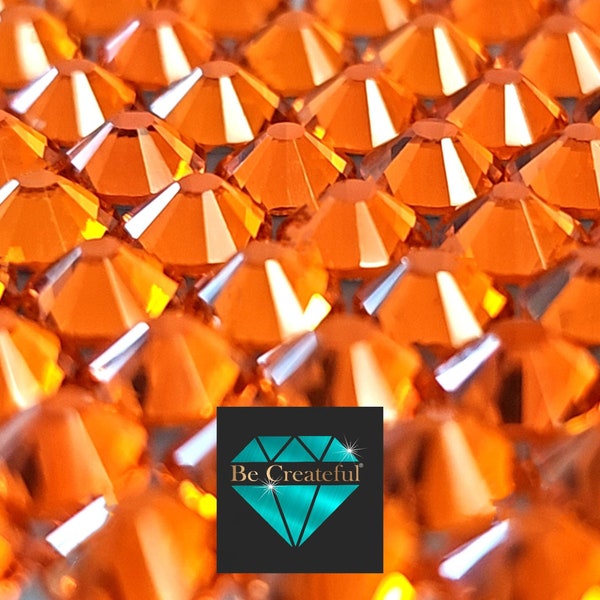 Orange Rhinestone - Etsy