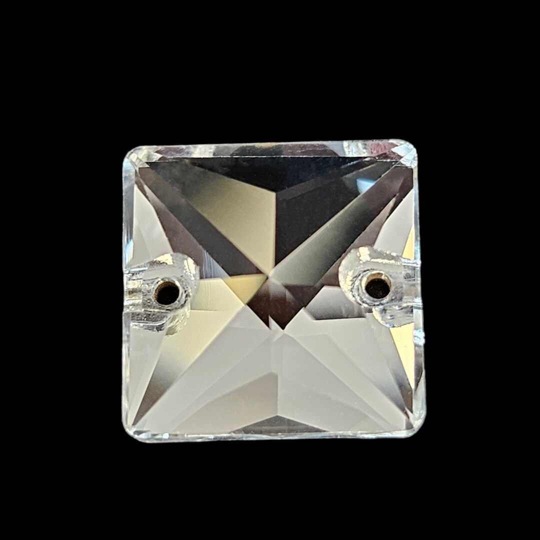 Square SHAPED Crystal Sew on Rhinestones - Etsy