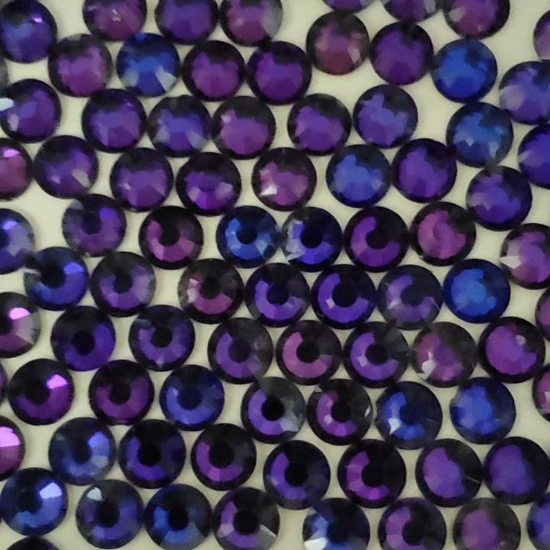 LUXE Purple Majesty Hotfix Glass Rhinestones - Etsy