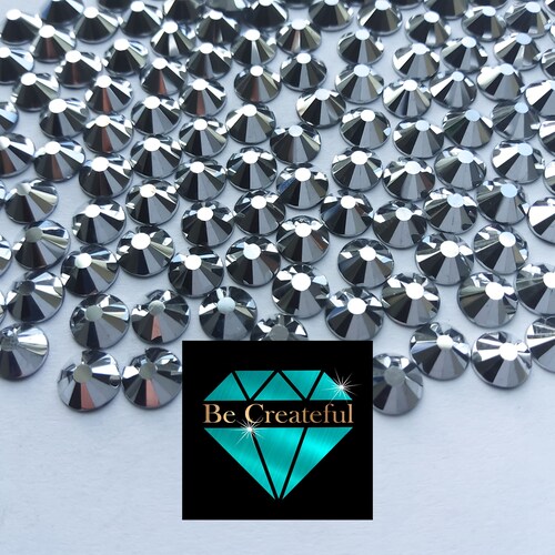 LUXE Rose Hotfix Glass Rhinestones - Etsy