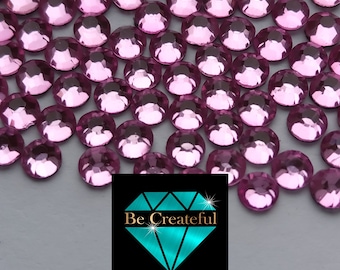 BULK HOTFIX DMC Fuchsia/hot Pink Glass Rhinestones - Etsy