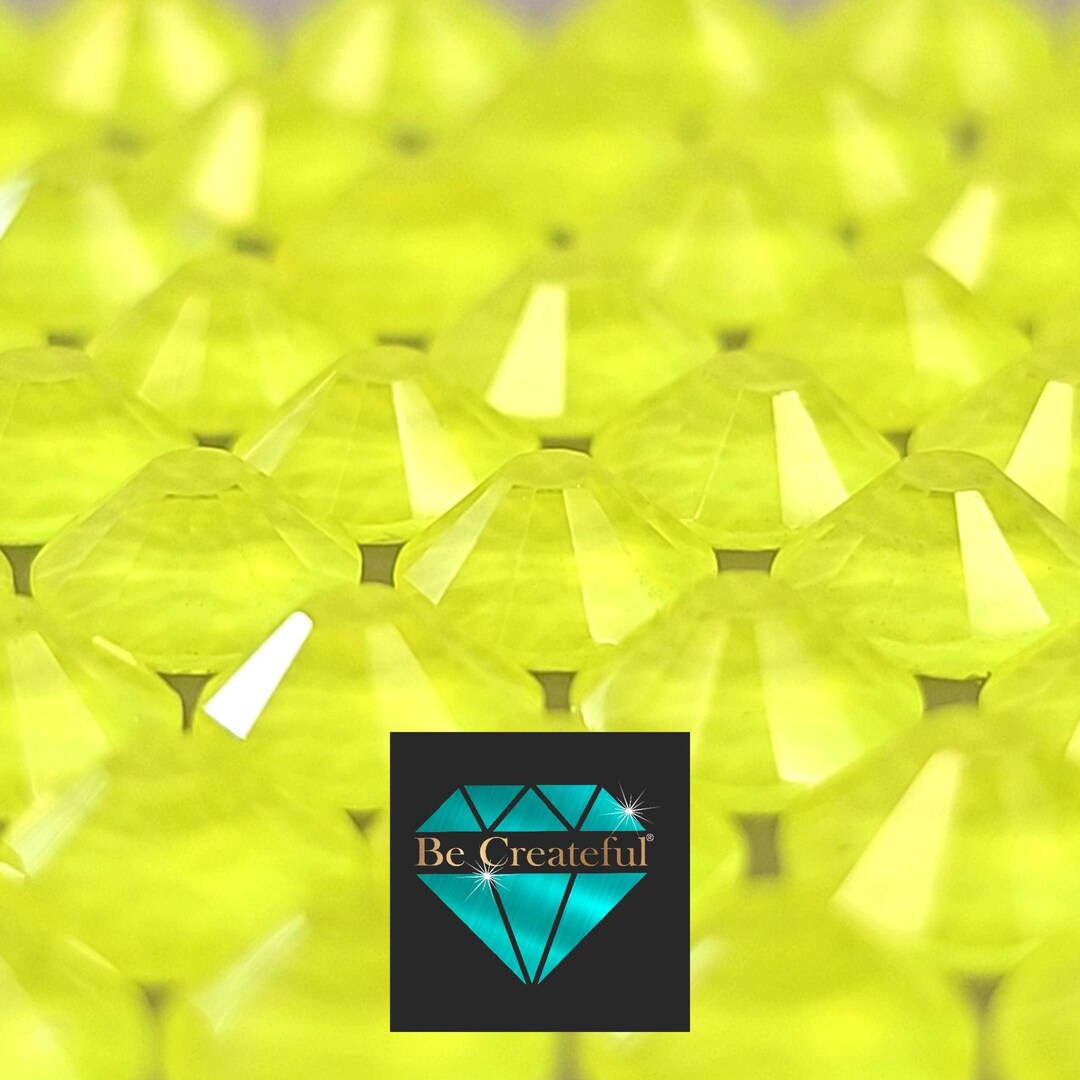 Luxe Neon Yellow Hotfix Glass Rhinestones - Etsy