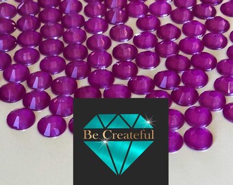 Luxe Neon Yellow Hotfix Glass Rhinestones - Etsy