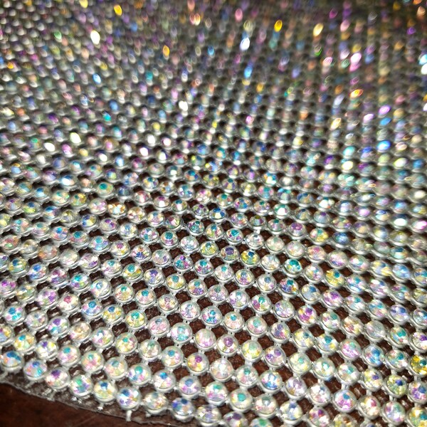 Rhinestone Mesh - Etsy