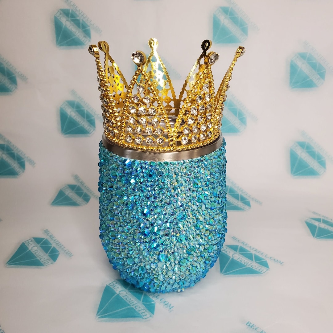 Crown Tumbler Topper - Etsy