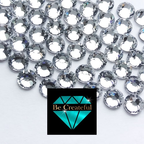 Flatback Foil Crystal Glass Rhinestones - Etsy
