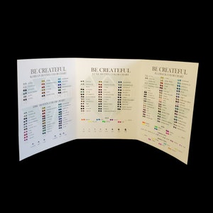 Rhinestone Color Chart - Etsy