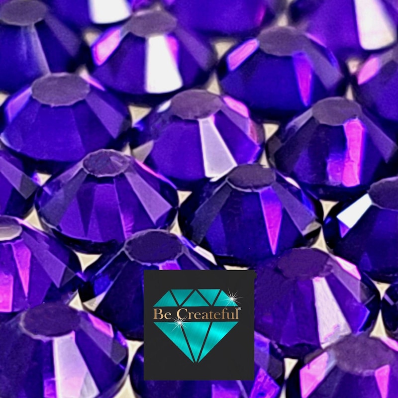 Crystal Rhinestone Purple - Etsy