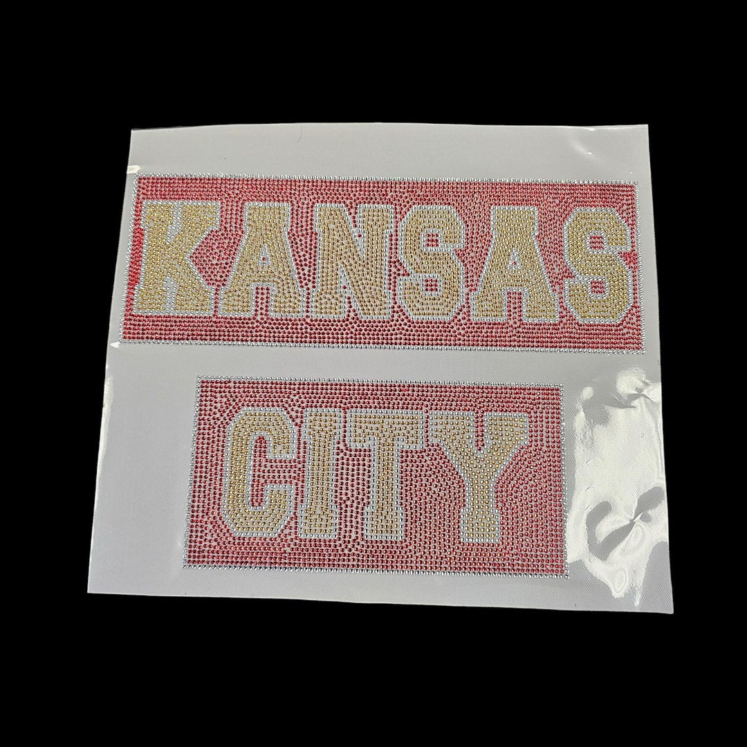 Kansas City Rhinestone Transfer - Etsy