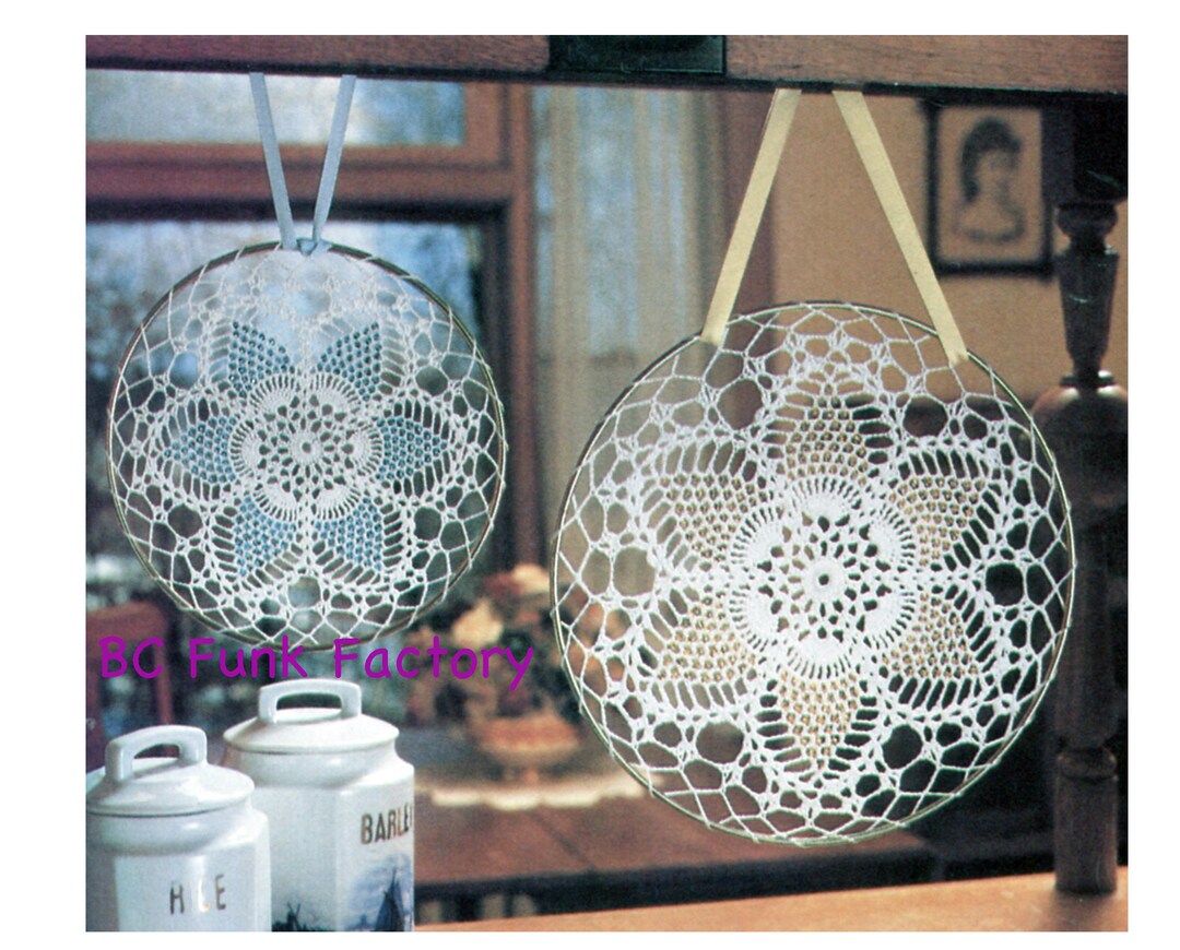 Crochet Pattern Dream Catcher - Pineapple Crochet Sun Catcher - Home ...