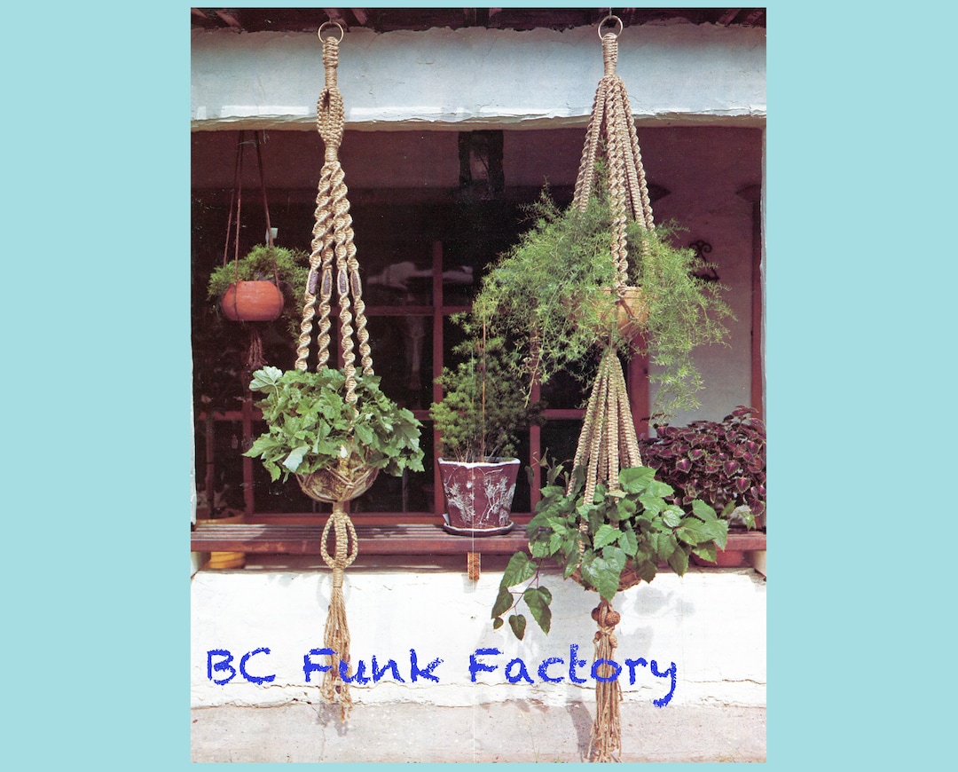 Macrame Plant Hanger PDF Pattern, Pot Hanger Macrame. DIY Macramé ...