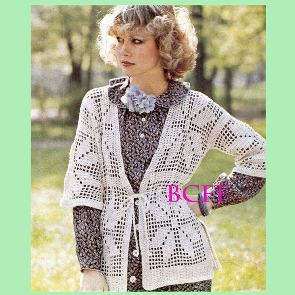 Filet Crochet Shirt - Etsy