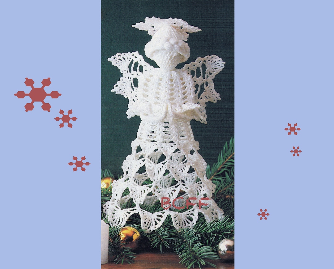 Crochet Angel Pattern - Thread Crochet Christmas Angel Home Decor ...