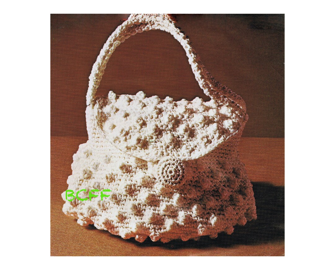 Crochet Bag Pattern - Crochet Handbag Purse Pattern - Crochet Boho Bag ...