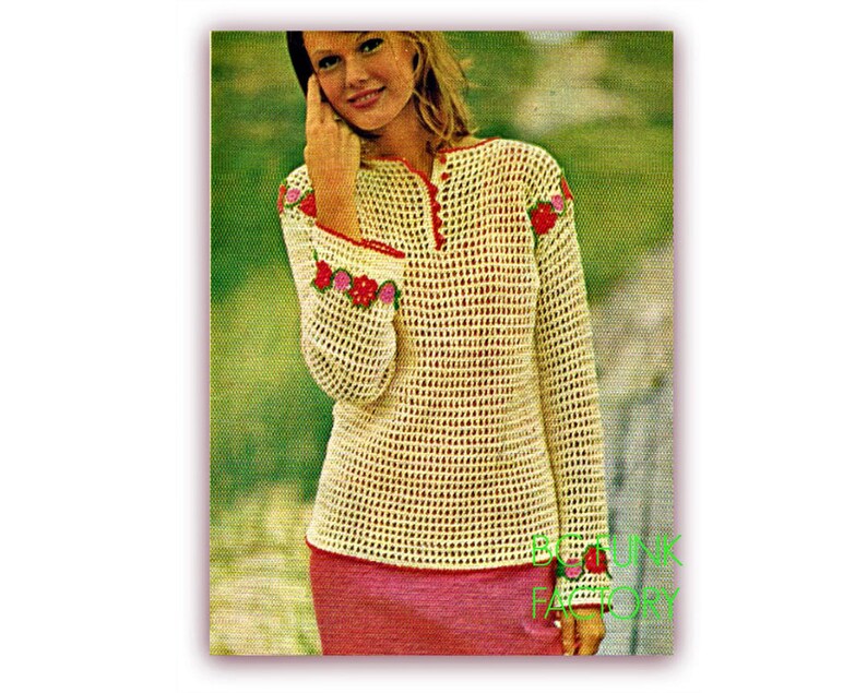 Crochet Top Pattern Filet Crochet Pattern Women's Summer - Etsy
