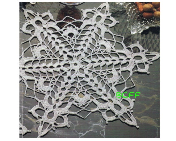 Snowflake Doily Crochet Pattern