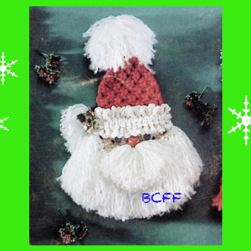 Macrame Santa - Etsy