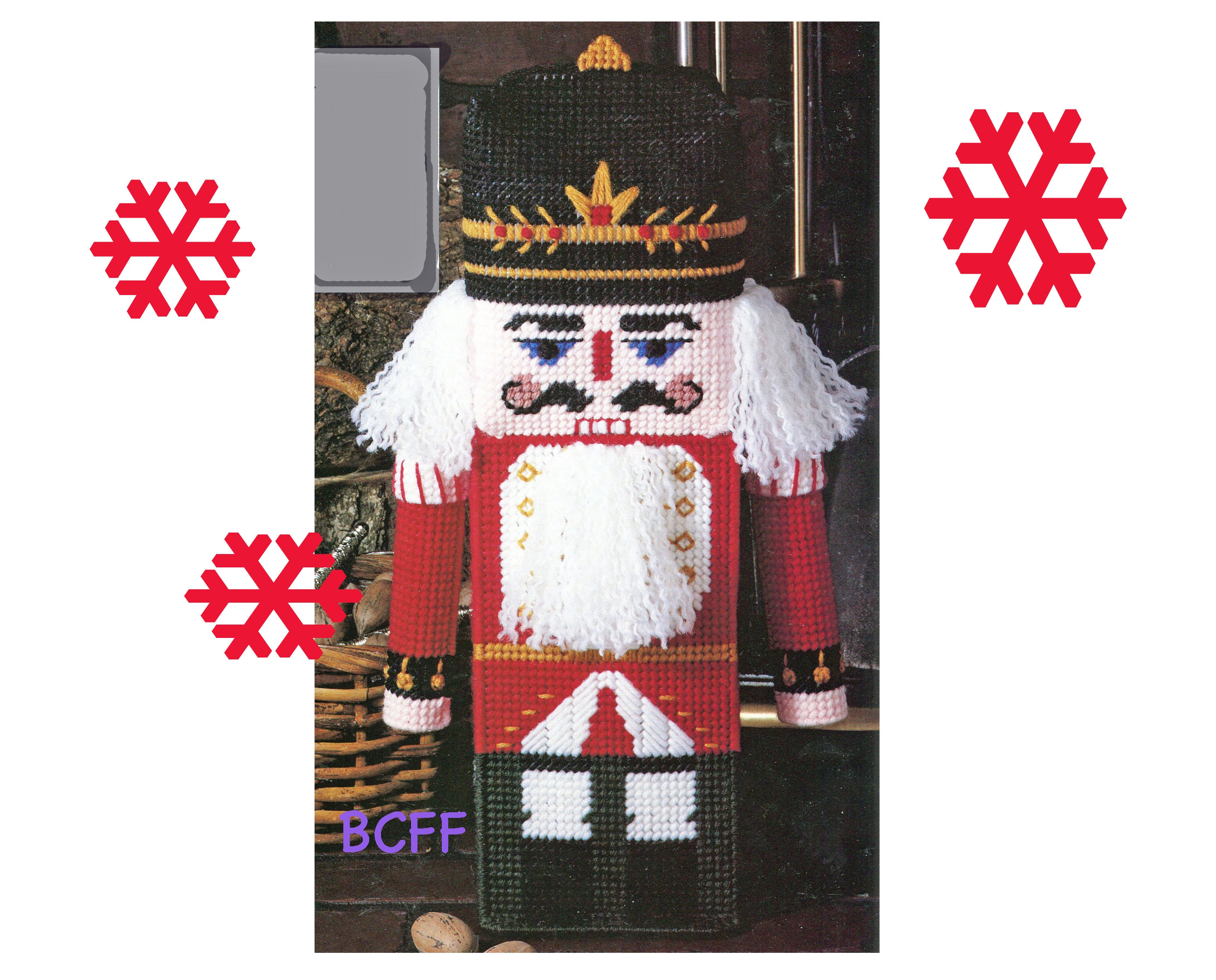 Plastic Canvas Pattern Nutcracker Pattern - Vintage Christmas ...