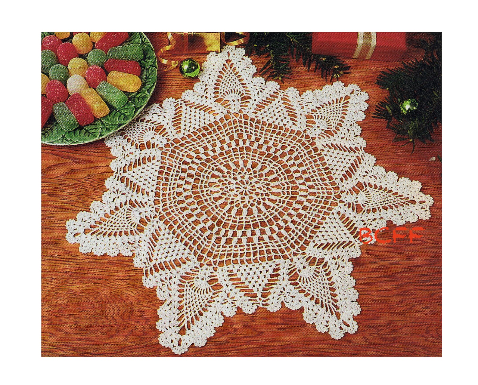 Doily Crochet Pattern Vintage Doilies Pattern Thread - Etsy