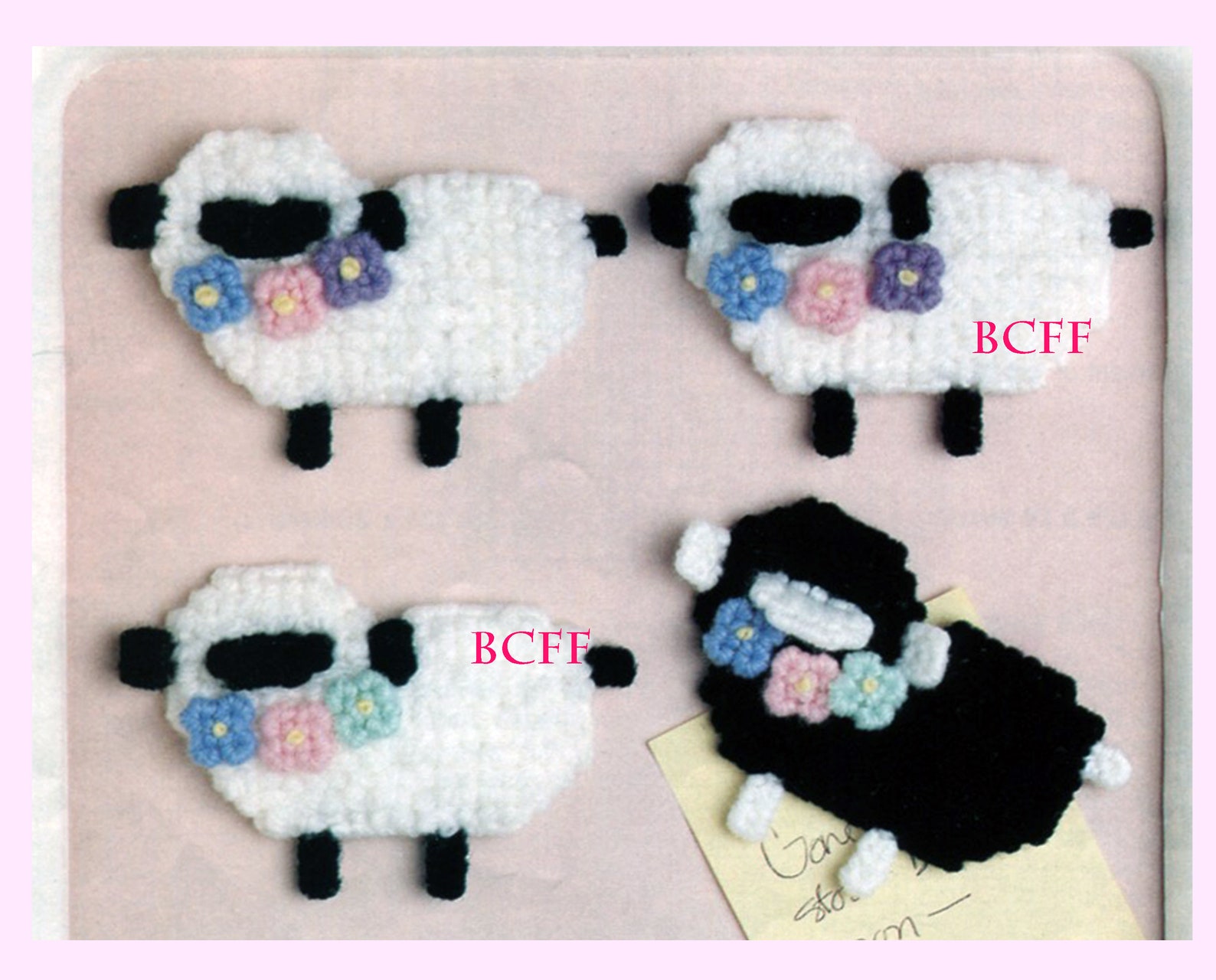 Plastic Canvas Magnets Lamb Sheep Plastic Canvas Magnets | Etsy